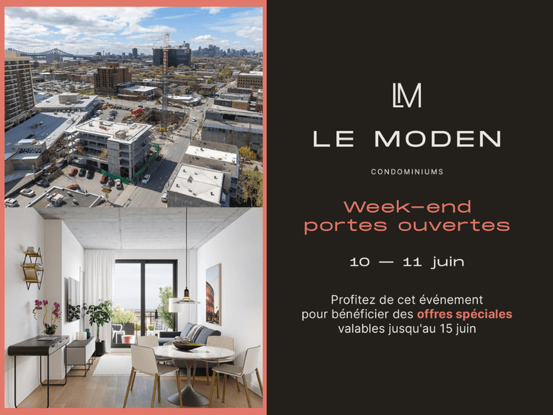 Le Moden Condominiums: Condos neufs dans Ville-Marie Est à Montréal